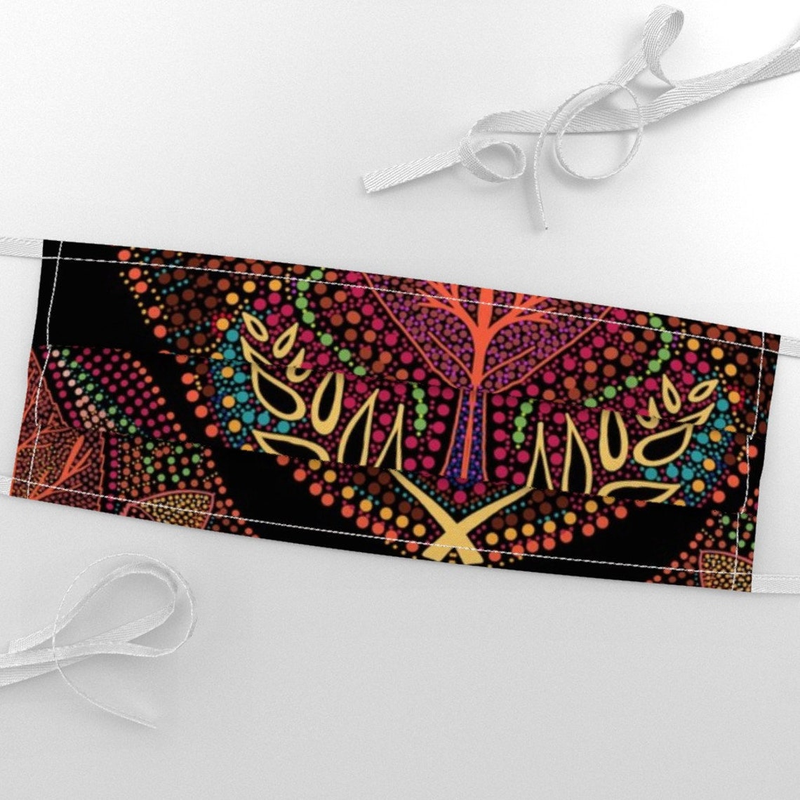 Fall Ogee Fabric Rustic Autumn Ogee by Beesocks Geometric - Etsy