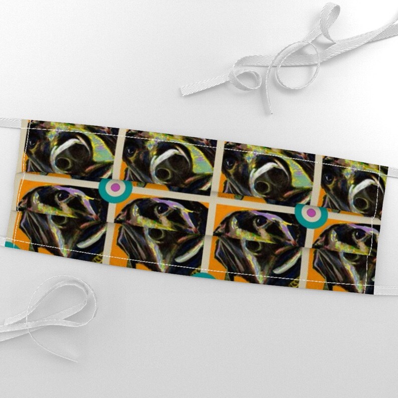 Black Lab Bullseye Fabric Black Labrador Bullseye by David | Etsy