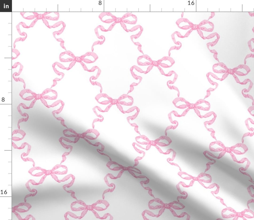 Pink Fabric Ribbon Trellis by Danika_herrick Ribbon Lattice White ...