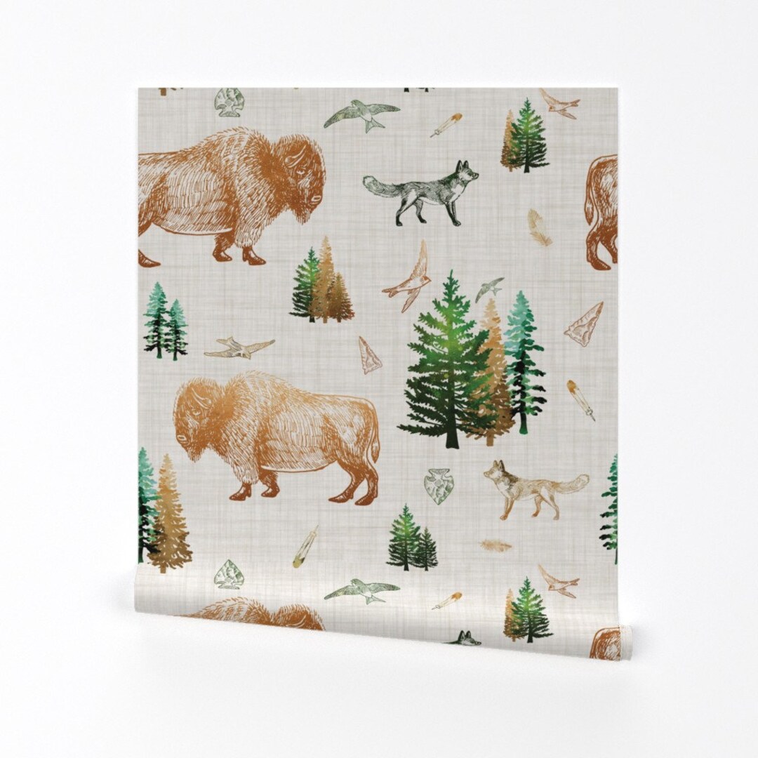 Bison Wallpaper American Bison Bronze Fall by Karolina Papiez Bison ...