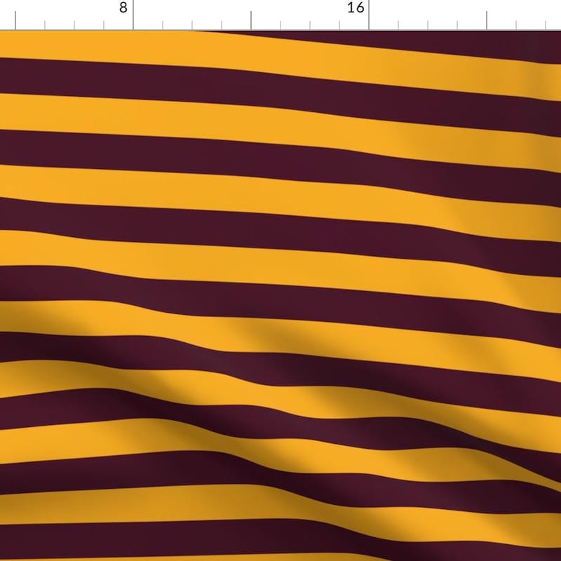 Maroon & Yellow Upholstery Fabric - Etsy