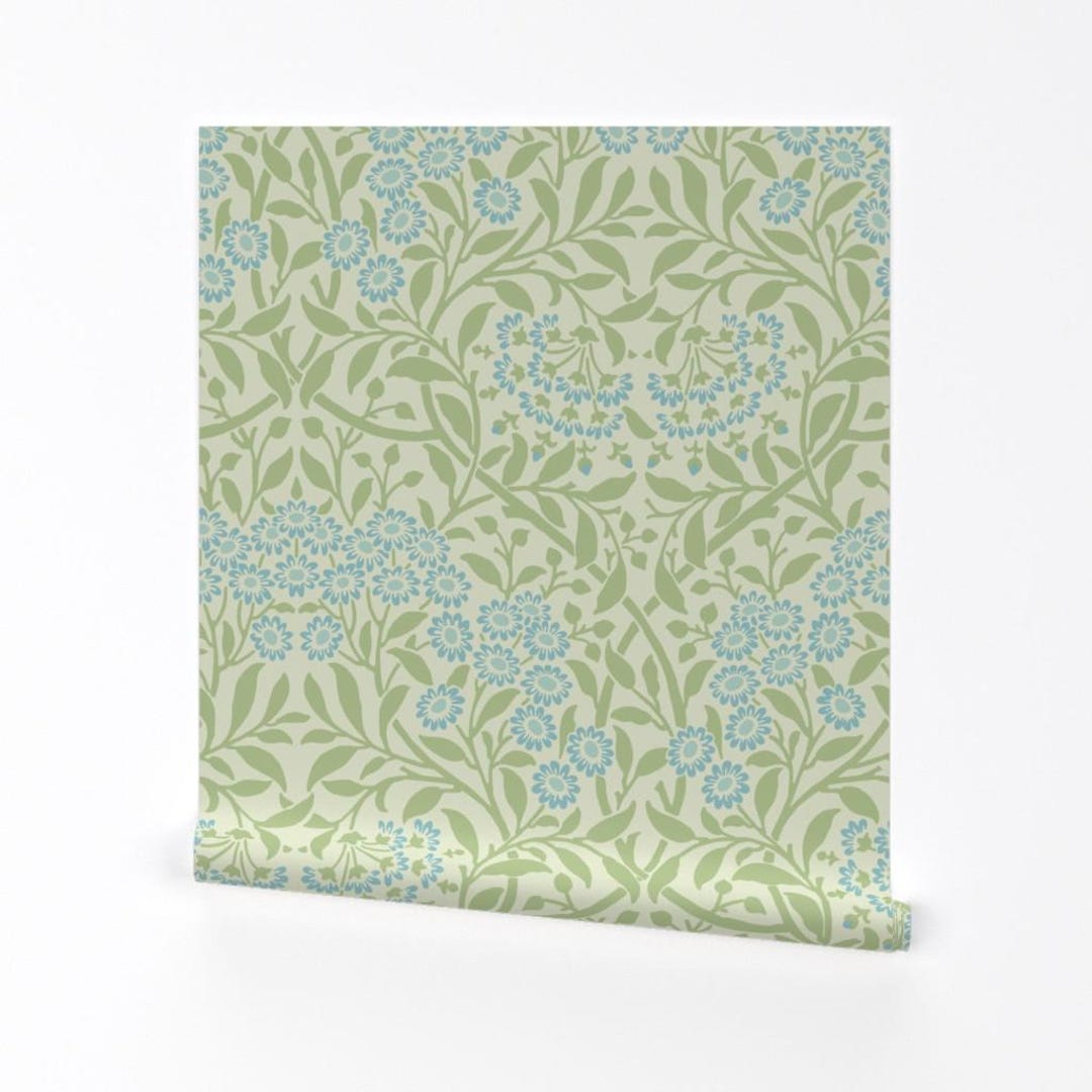 Woodblock Wallpaper - Morris Woodblock Wallpaper by Chantal Pare ...