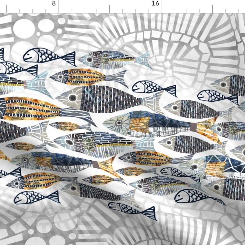 Fish Fabric - Etsy