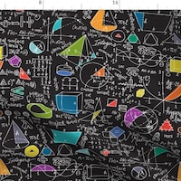 MATHEMATICAL CHARACTERS "its Elementary" Fabric #210397 - Etsy UK