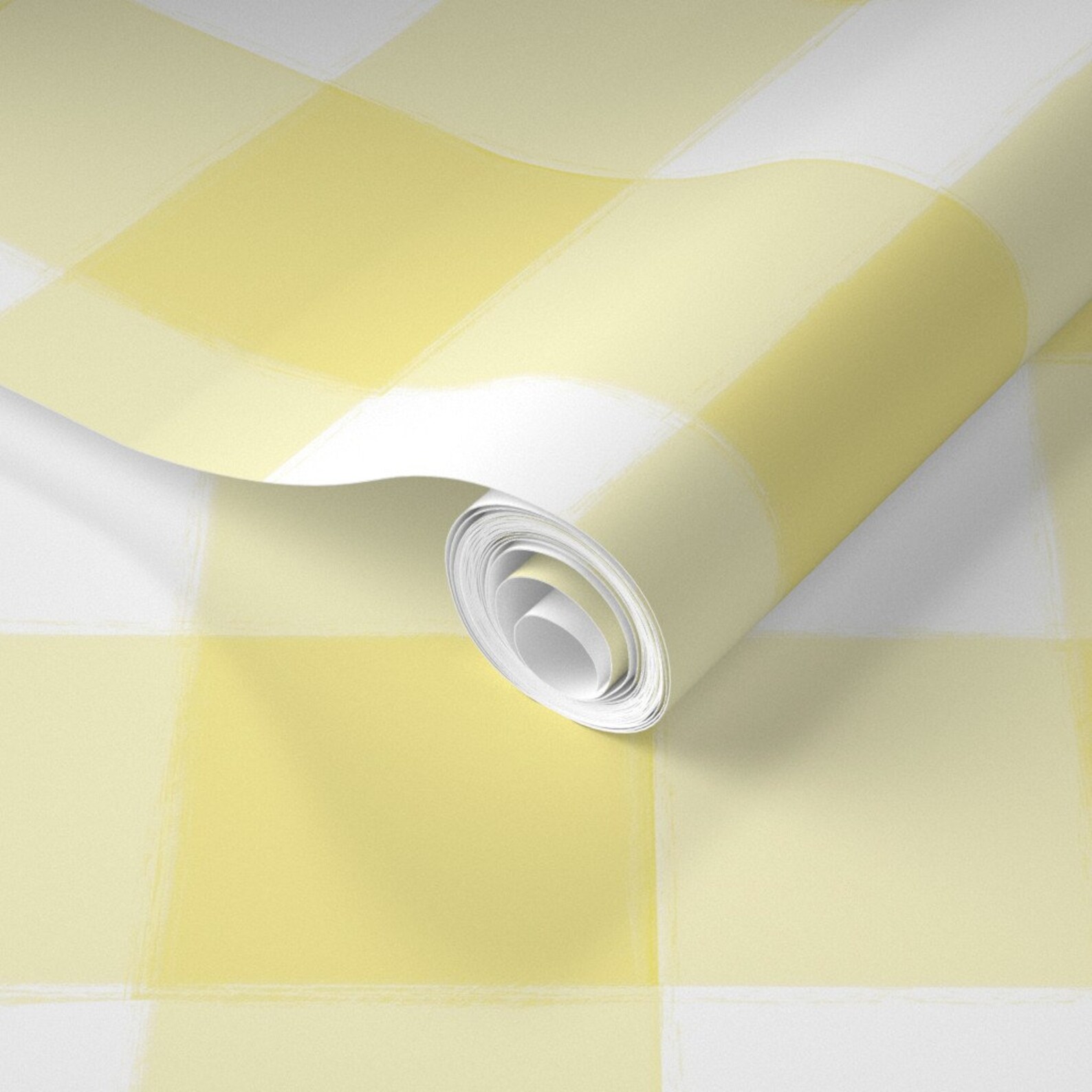 Buffalo Check Wallpaper Yellow Buffalo Check Gingham by - Etsy