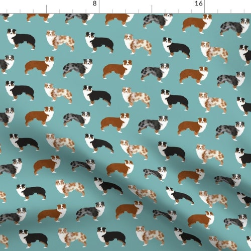 Australian Shepherd Fabric Australian Shepherd Pet Quilt C - Etsy
