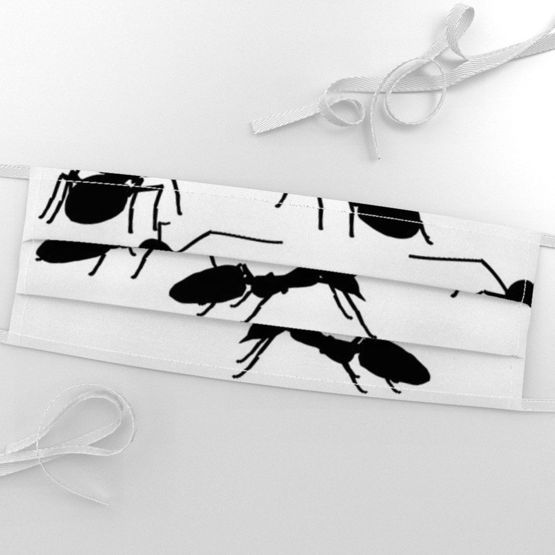 Ants Fabric Black on White Summer Picnic Ants Monochrome Bug - Etsy
