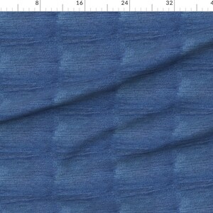 Denim Effect Fabric Faux Denim Solid by Littlearrowdesign Dark Washed ...