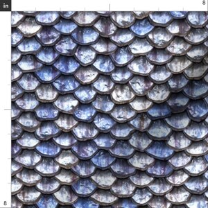 Blue Mermaid Scales Fabric Mermaid Scales Blue by Bonnie - Etsy
