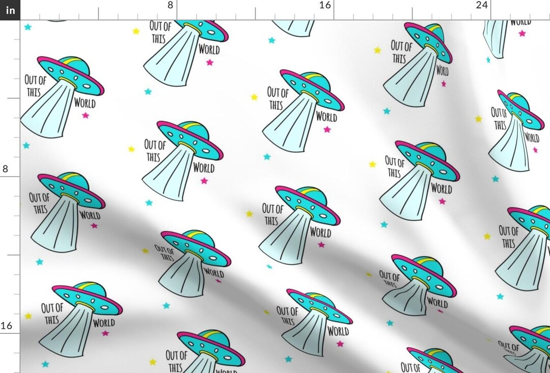 Space Fabric - 6" Out of This World Spaceship by Rebelmod - Spaceship ...