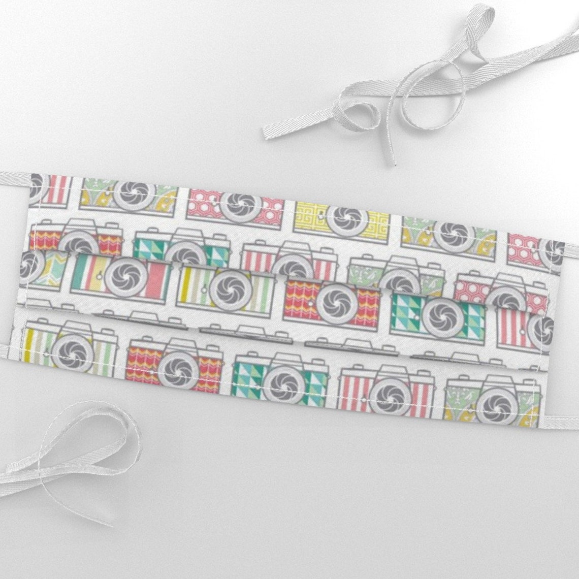 Colorful Cameras Fabric Mutli Pattern Camera Collection by | Etsy