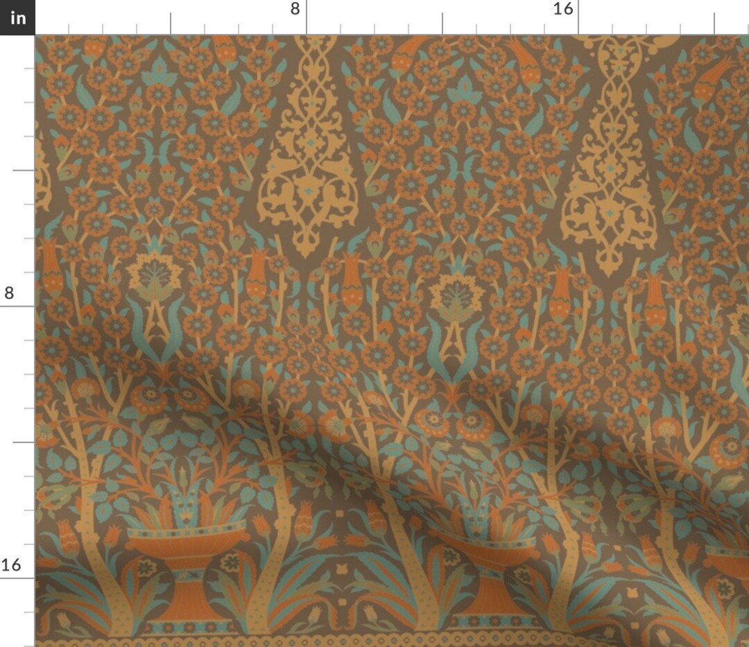 Iznik Fabric Topkapi 1c by Muhlenkott Iznik Turkish Kilim Traditional ...