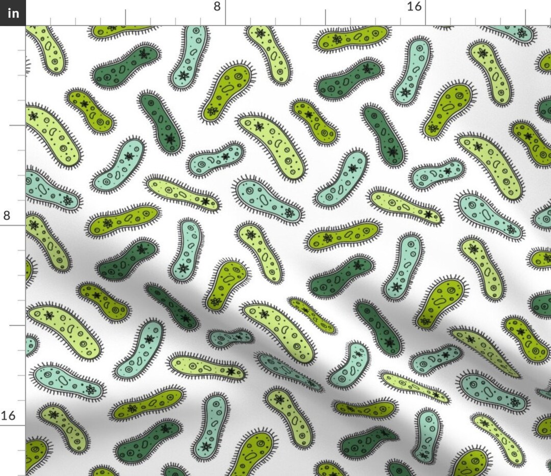 Cellular Biology Fabric Paramecia by Lellobird Microbe Bio Science ...