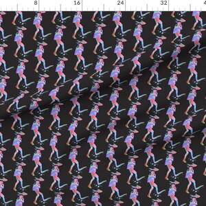 Multicolor Diver Fabric Watercolor Scuba Diver by Sara - Etsy