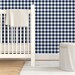 Blue Gingham Wallpaper Blue and White One-inch Check by - Etsy
