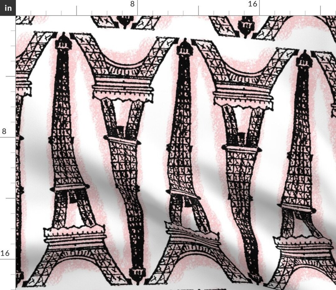 Eiffel Tower Fabric Eiffel for You by Peacoquettedesigns Paris France ...