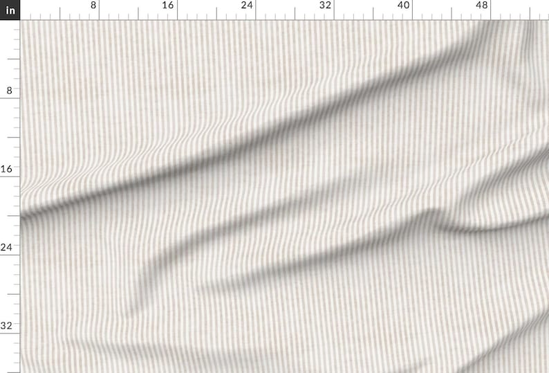 Beige Stripe Fabric - Neutral Stripes by Holli_zollinger - Neutral ...