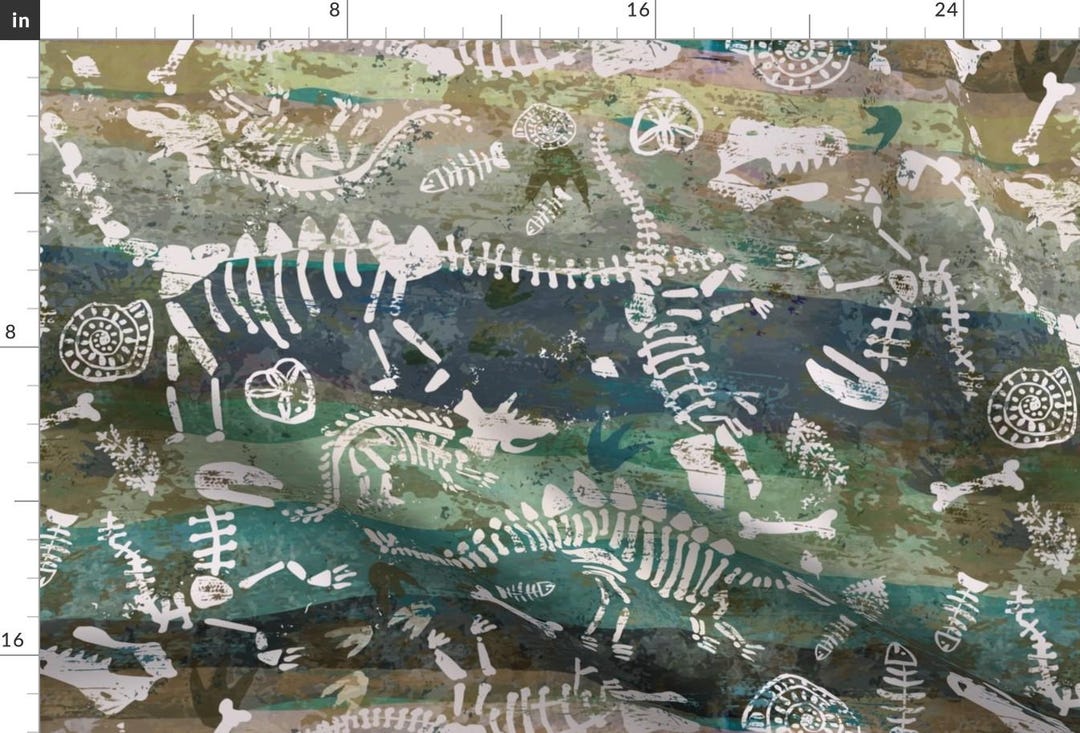 Sedimentary Discovery Fabric -sedimentary Discovery by Sarah Treu ...
