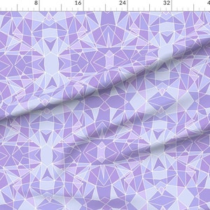 Geometric Fabric Purple Geometric Wall Large by - Etsy