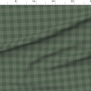 Forest Green Plaid Fabric Plaid by Dept_6 Autumn Fall Winter Plaid Dark ...