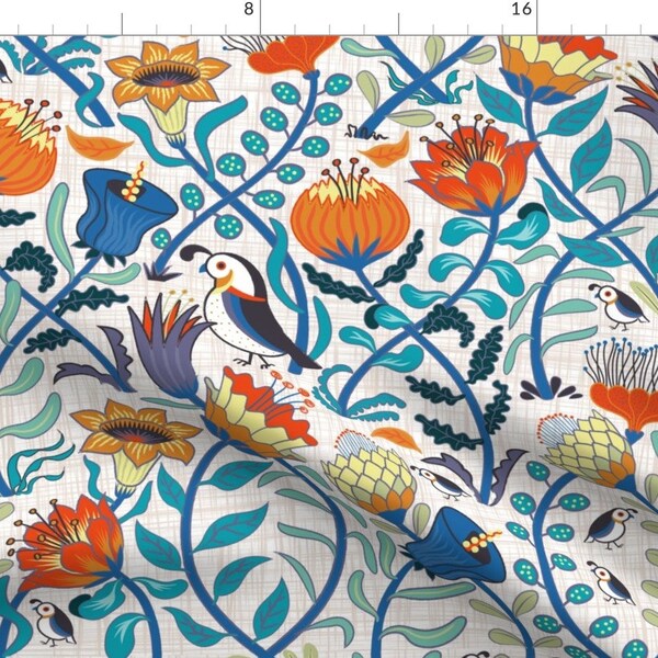 Quail Upholstery Fabric - Etsy