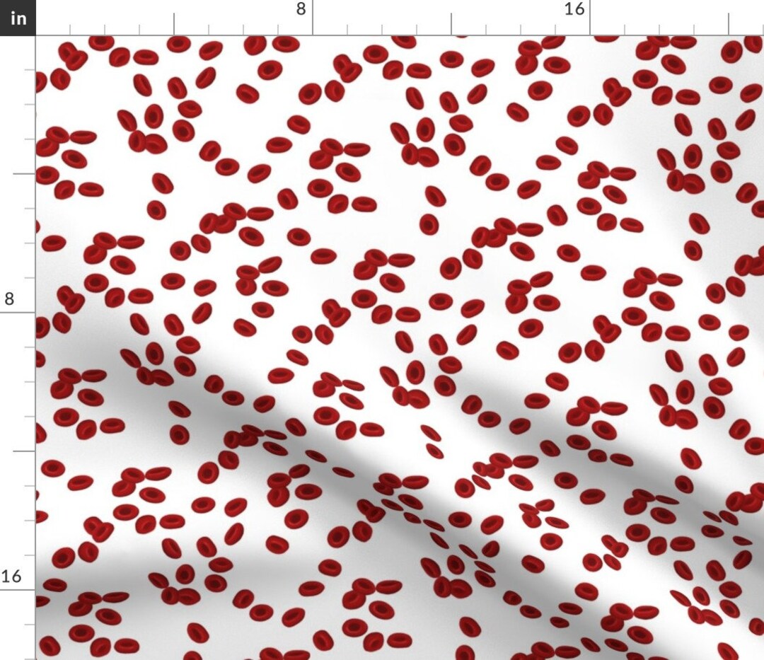 Red Blood Cells Fabric Blood Cells by Sufficiency Red Blood Cells ...