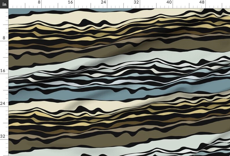 Geological Layers Fabric - Ruapehu Layers by Pookeek - Geology Abstract ...