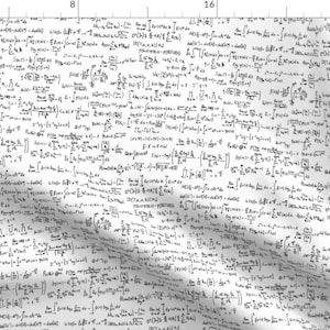 Math Fabric - Math Equations by Thin Line Textiles - Math Teacher ...