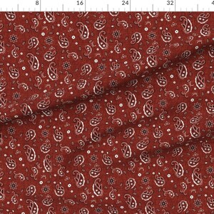 Cowboy Fabric Western Paisley Classic by Thecalvarium Cowboy Paisley ...