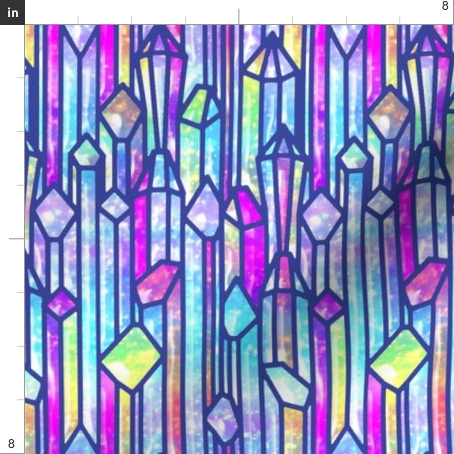 Crystals Rainbow Fabric Crystal By Jadegordon Crystals | Etsy