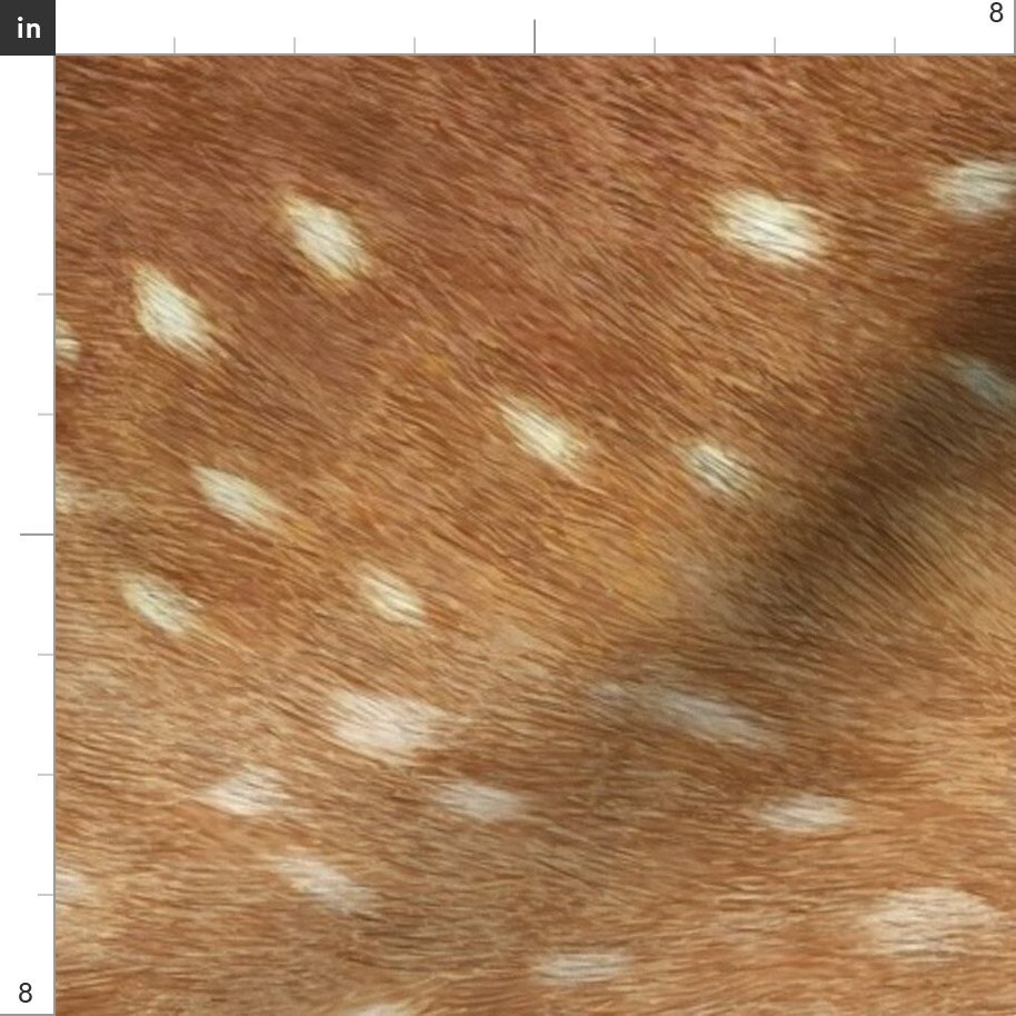 Faux Deer Hide Fabric Soft Deer Spring Fawn Railroad by - Etsy
