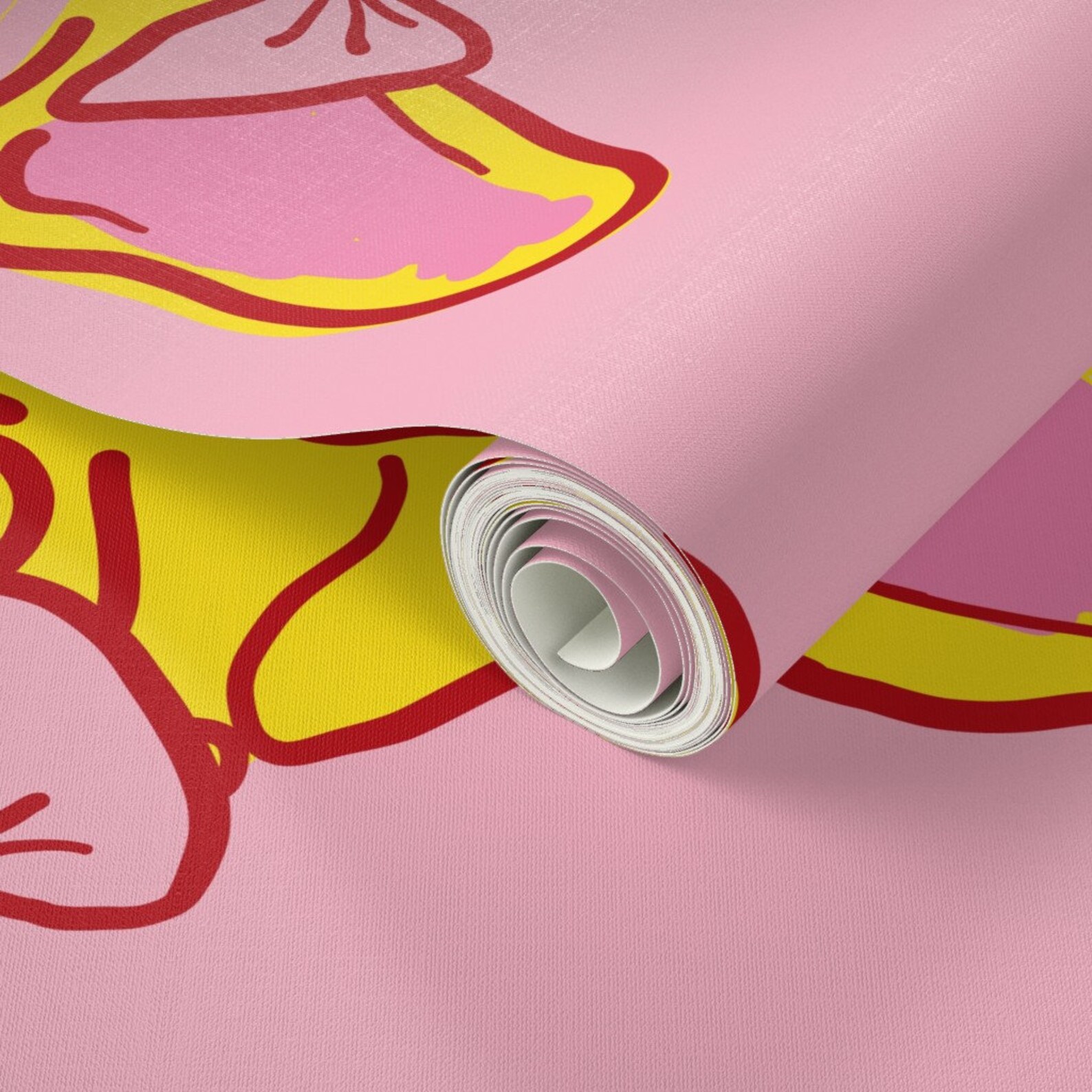 Frenchie Wallpaper Frenchie Pink by Louisemargaret French - Etsy