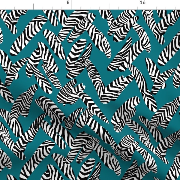 Zebra African Print Fabric - Etsy
