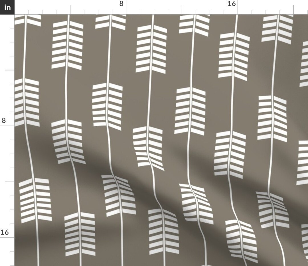 Arrows Fabric Arrows // Brown Rustic Woods Collection by ...