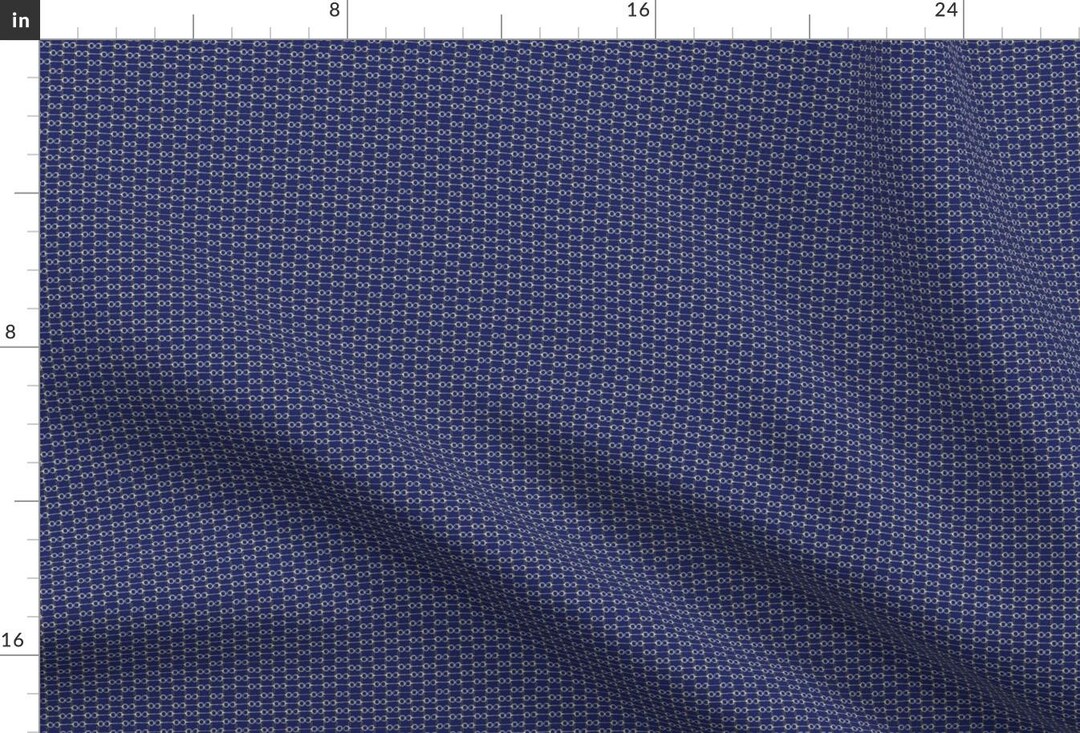 Blue Equestrian Horse Fabric - Bitty Bits - Navy by Ragan - Equestrian ...