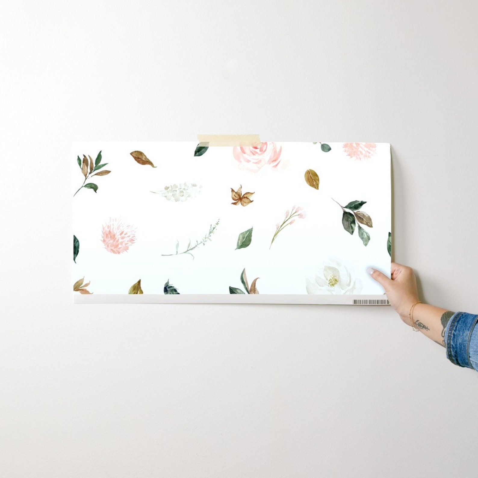 Magnolia Wallpaper 8 Magnolia Floral Stems White by Hipkiddesigns ...