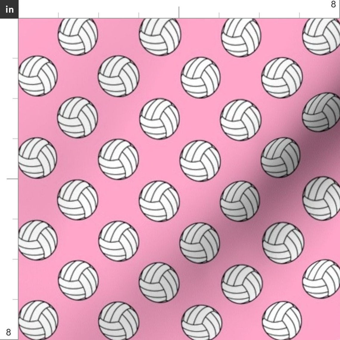 Pink Sports Fabric Girls Sports Volleyball Balls on - Etsy