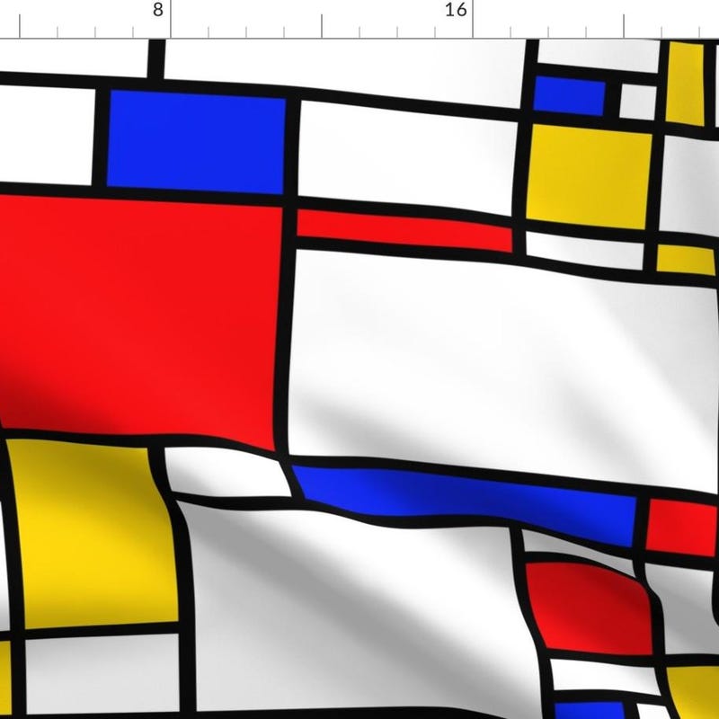Mondrian Pattern - Etsy