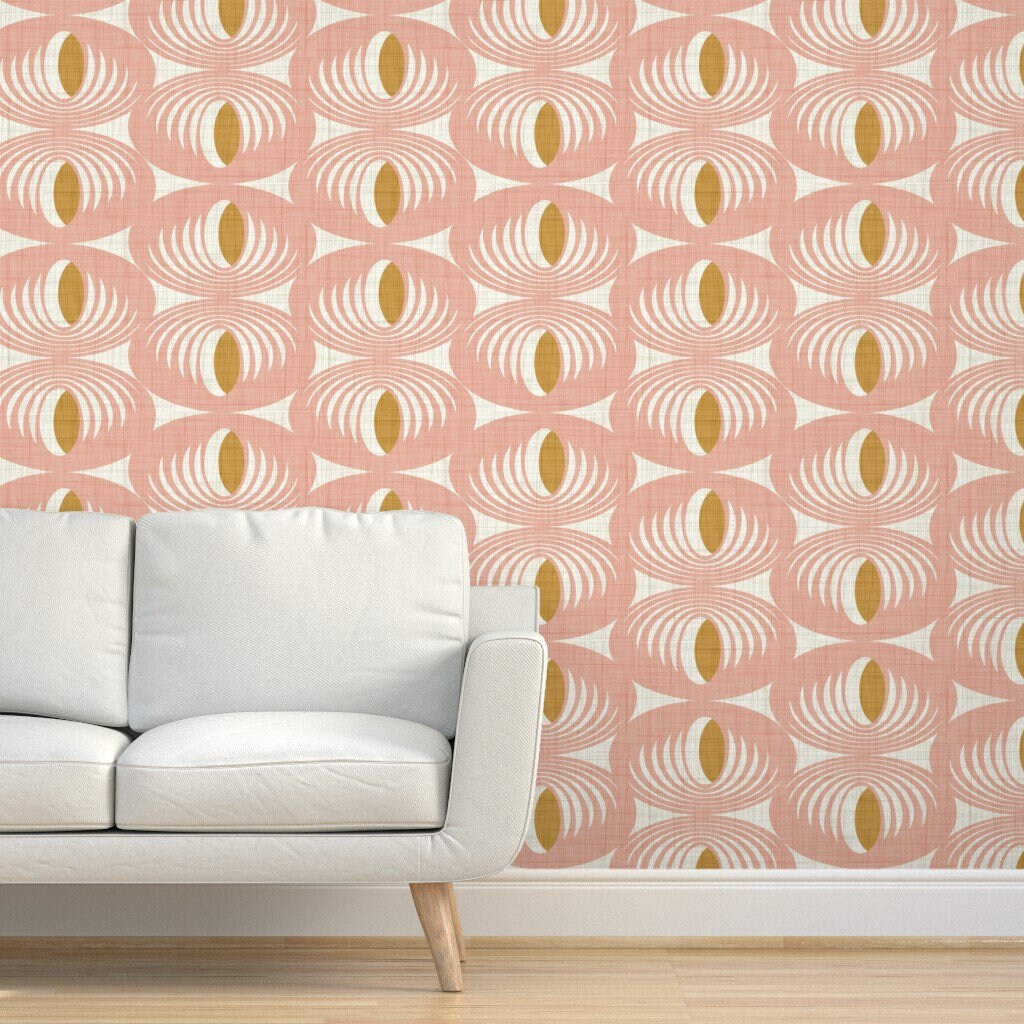 Midcentury Kitsch Peel-and-stick Wallpaper Sampler -retro Mod Whimsical ...