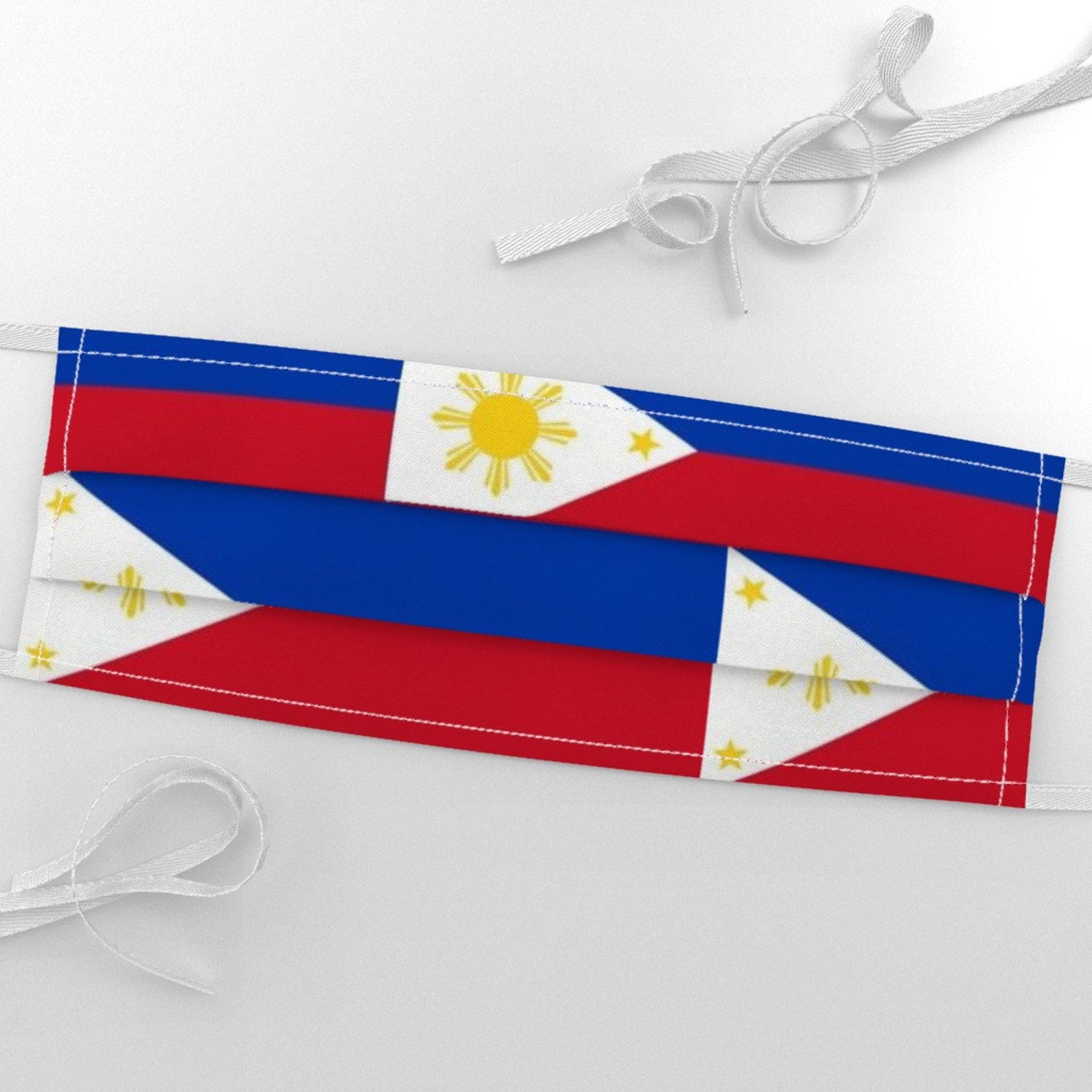 Filipino Flags Fabric Philippines Flag by Flagfabric | Etsy