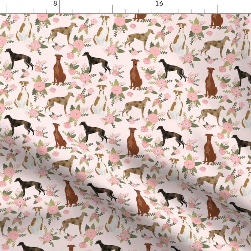 Greyhound Quilt - Etsy