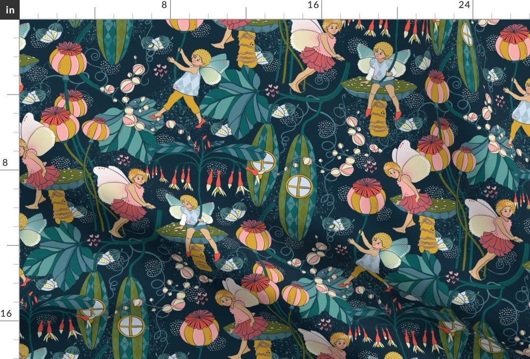 Magical Fabric - Magical Wondergarden by Heidi-abeline - Magical Fairy ...
