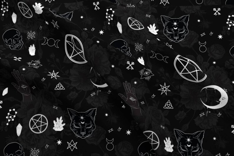 Pagan Fabric It's Witchcraft Evovled By | Etsy