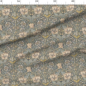 Arts and Crafts Upholstery Fabric Morris Neutral by Peacoquettedesigns ...