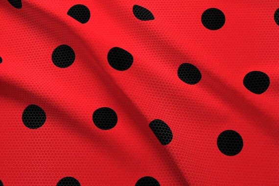 Ladybug Fabric Ladybug Pattern Fabric By Lightningandlace | Etsy
