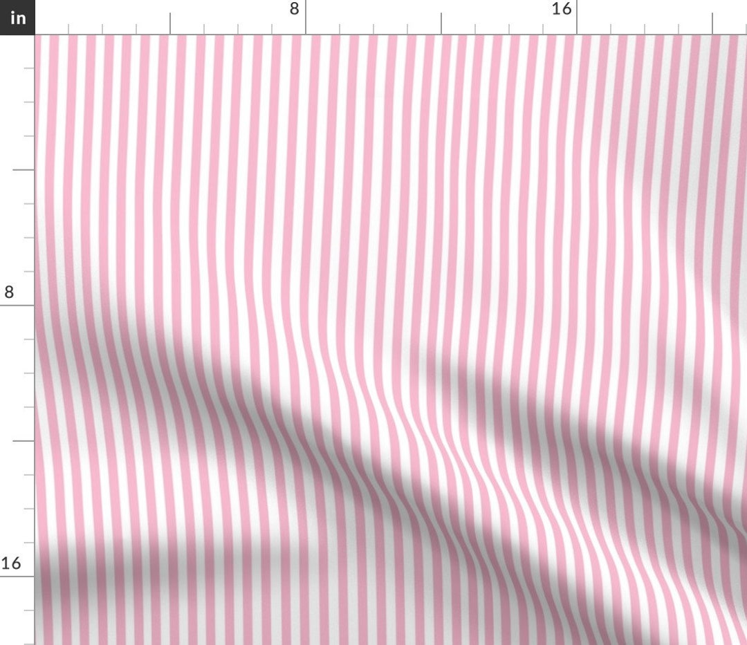 Baby Girl Pink Stripes Fabric Perfectly Pinstripe in Baby - Etsy
