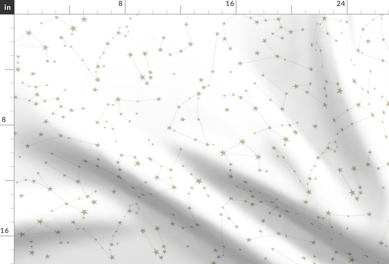 Zodiac Fabric - Stars in the Zodiac Constellations by Eleventy-five ...