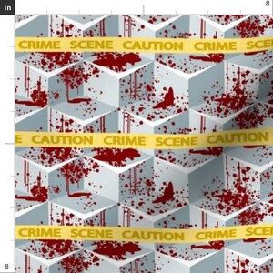 Crime Fabric crime Scene by Thirdhalfstudios Caution Tape Blood ...