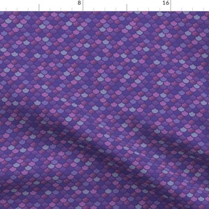 Purple Mermaid Scales Fabric Mermaid Fish Scales in Purple - Etsy