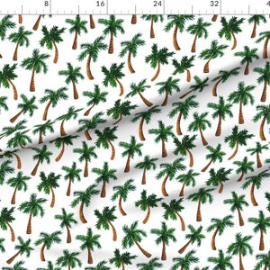 Palm Tree Fabric Palm Tree Print large by Shelbyallison Palm Tree ...